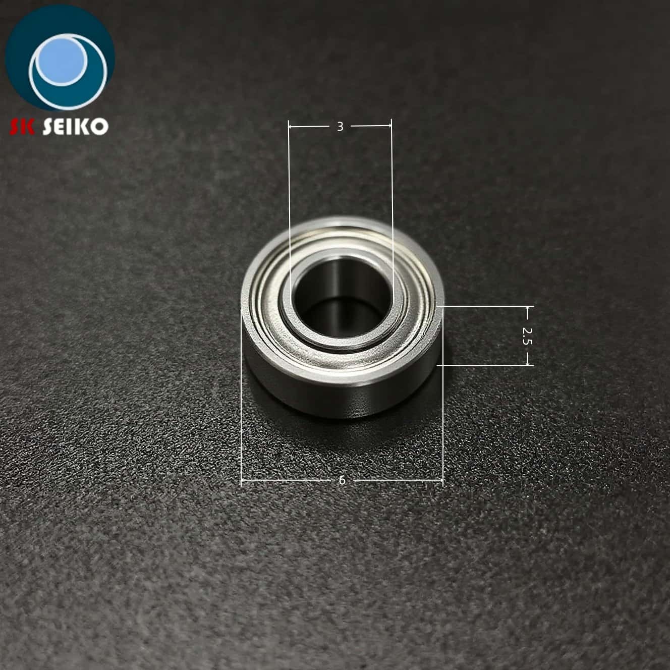 SMR63ZZ 3*6*2.5 Dental Handpiece Bearing Low Noise Ball Bearing