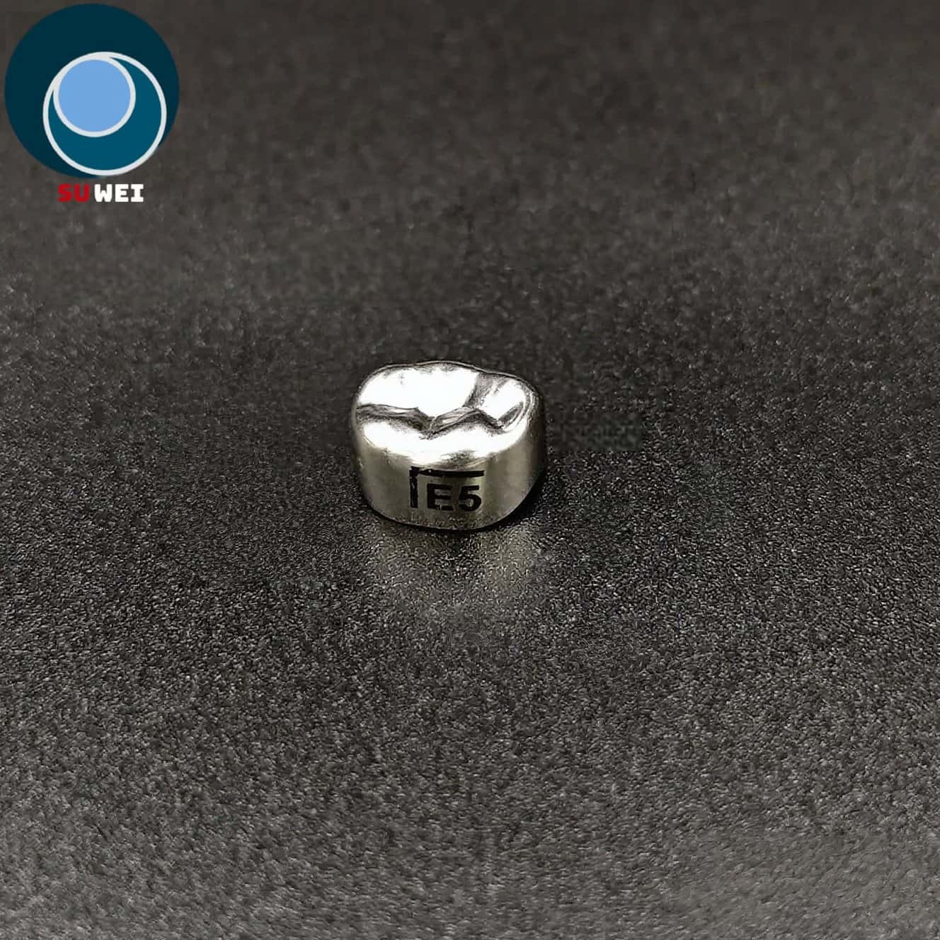 Oval Design Stainless Steel Dental Crown For Adults And Children