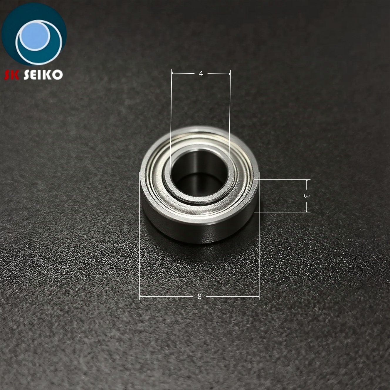 SMR84ZZ 4*8*3 Dental Handpiece Bearing Low Speed Stainless Steel Double ...